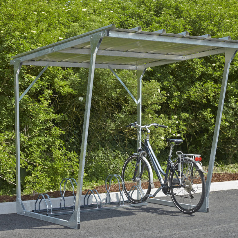 Unterstand Fahrrad / Motorrad / Roller offen - Mottez