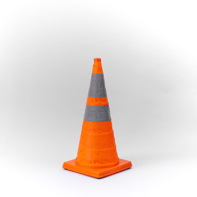 Retractable & Luminous Collapsible Traffic Cone - Mottez