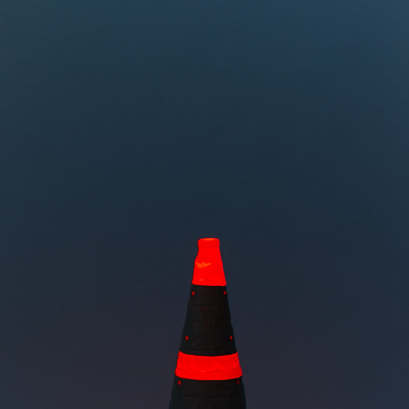 Retractable & Luminous Collapsible Traffic Cone - Mottez